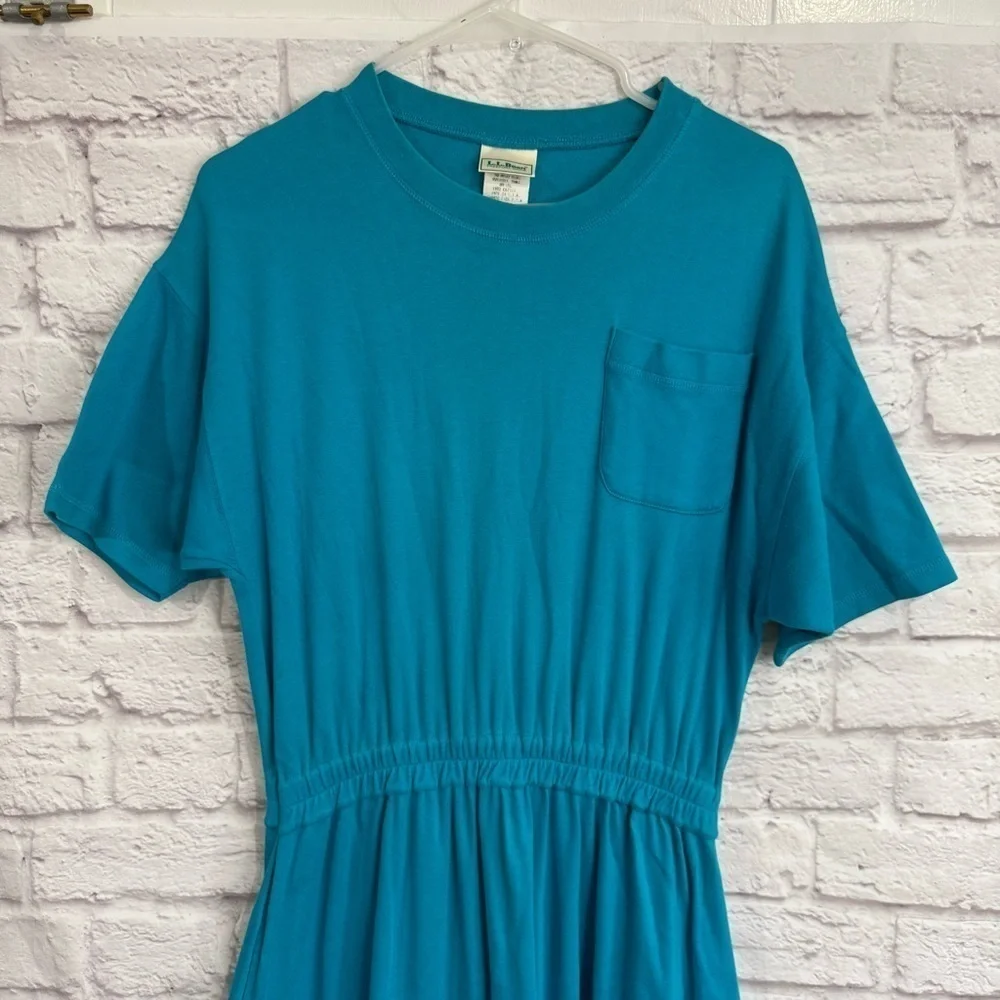 L.L. Bean | Dresses | Vintage Ll Bean Large Womens Dress Midi Jersey ...